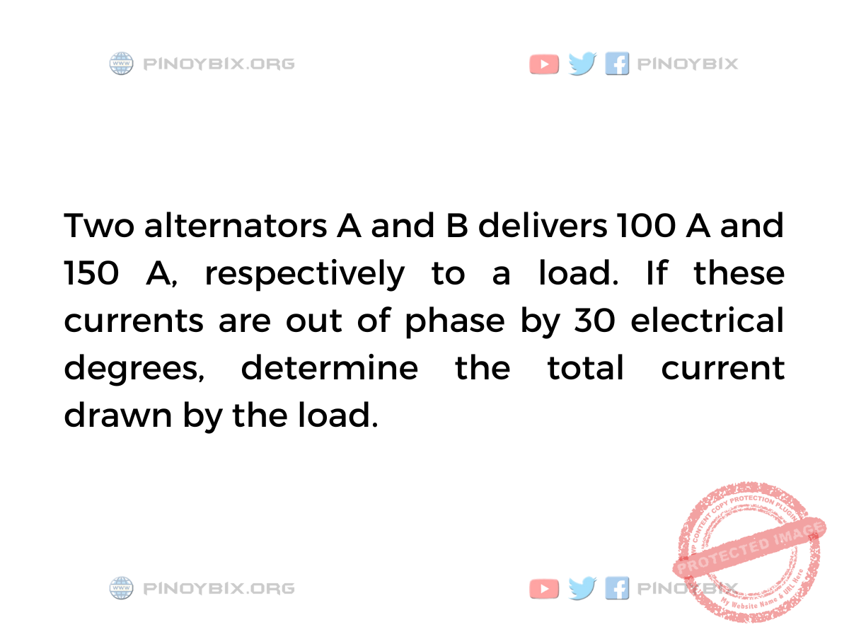 Solution: Determine the total current drawn by the load