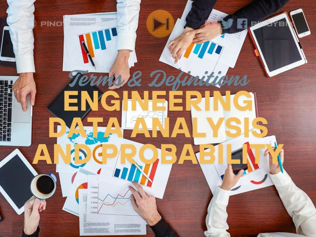 251 Engineering Data Analysis and Probability Terms and Definitions ...